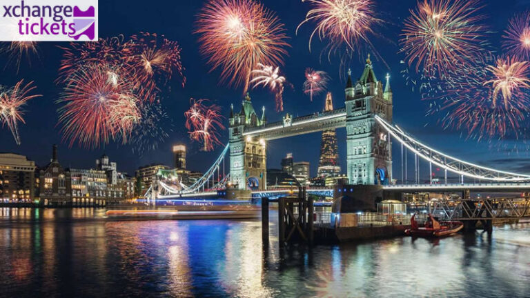 London New Year Eve Fireworks River Thames Celebration
