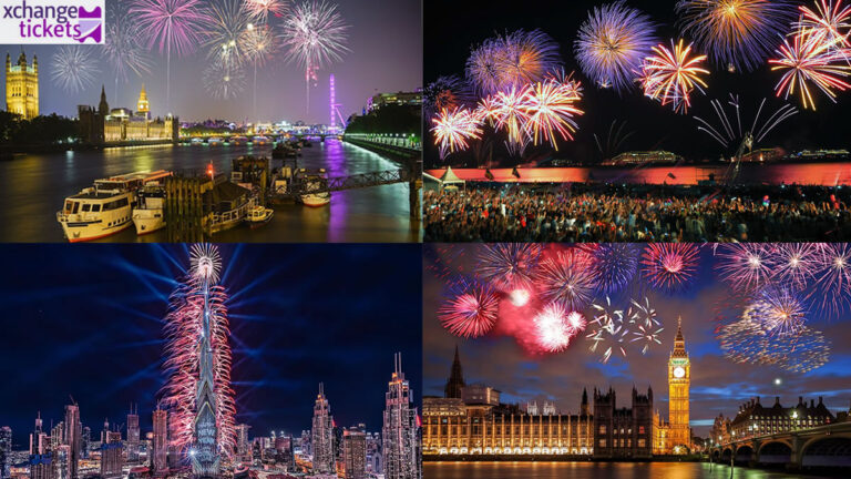 Spectacular Thames London New Year Eve Fireworks